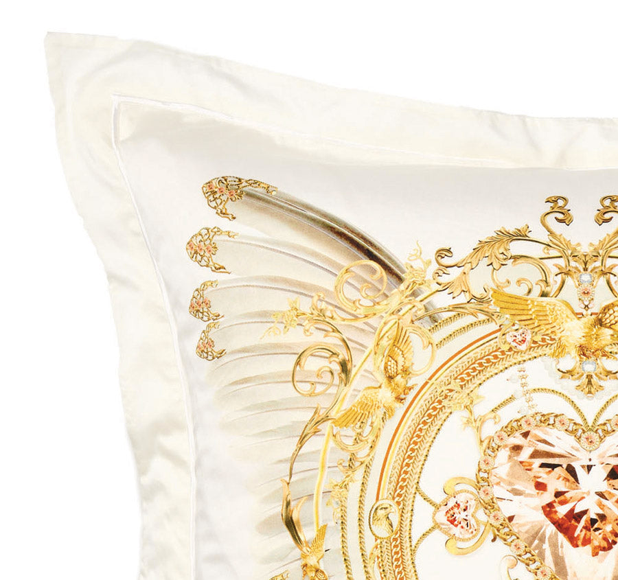 Soar Like An Eagle European Pillowcase Gold – Manchester Warehouse