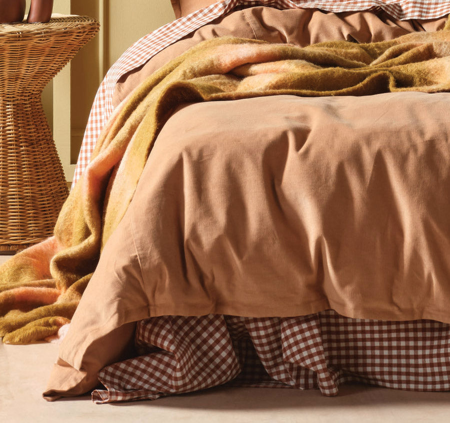 Den Quilt Cover Set Range Caramel – Manchester Warehouse
