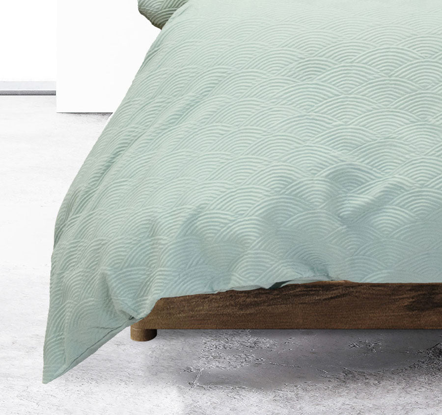 Everly Quilt Cover Set Range Eucalyptus – Manchester Warehouse