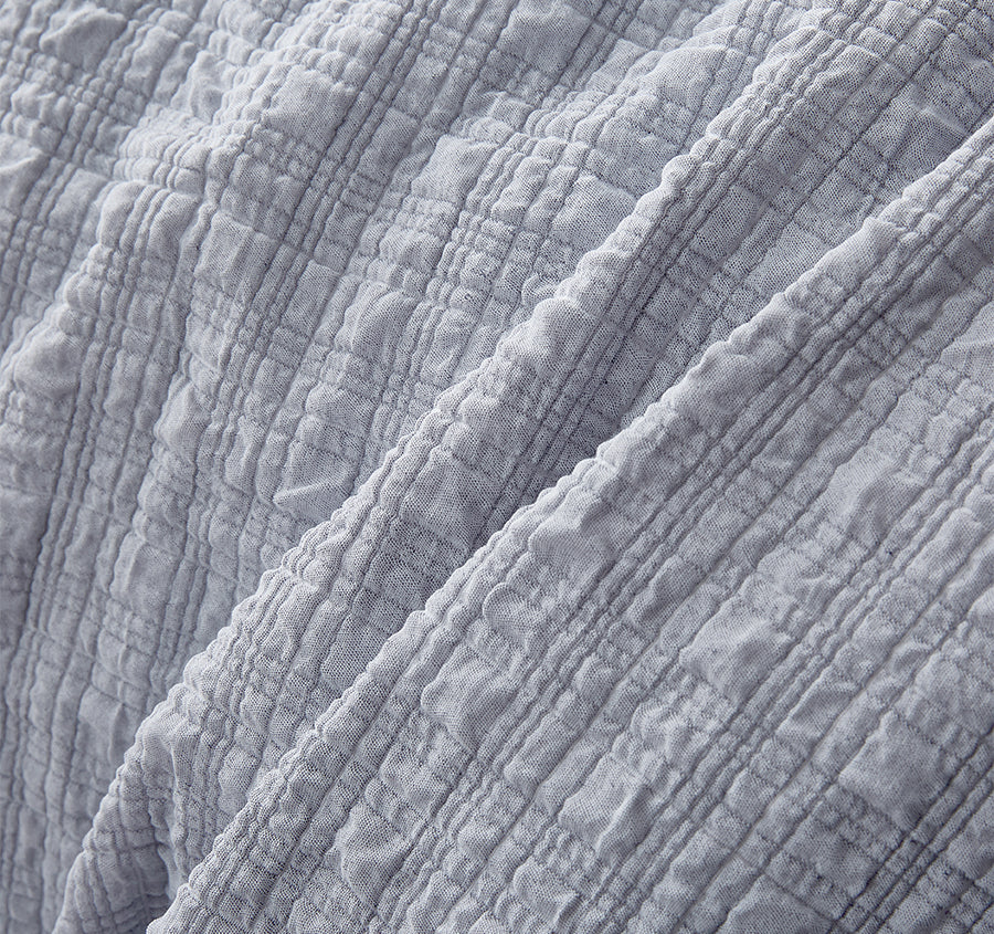 Augusta Quilt Cover Set Range Grey – Manchester Warehouse