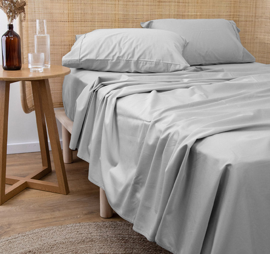 Bamboo Eco 400THC Cotton Mega Sheet Set Range Grey – Manchester Warehouse