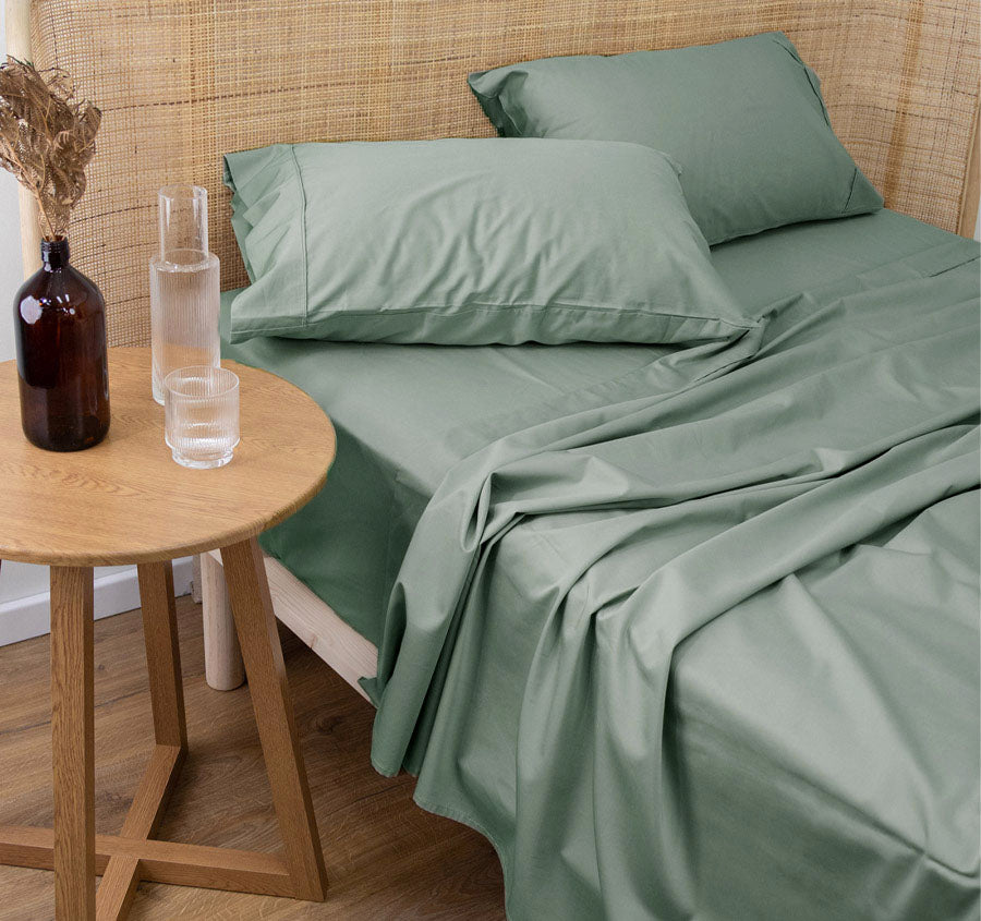 Bamboo Eco 400THC Cotton Mega Sheet Set Range Sage – Manchester Warehouse