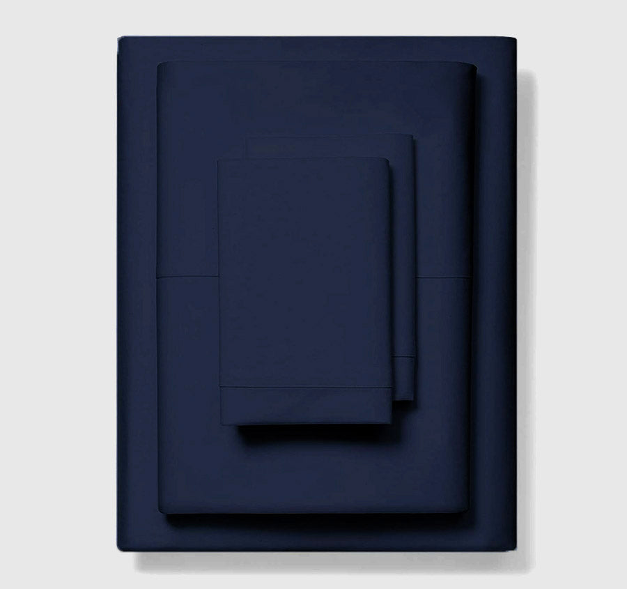 Bamboo Eco 400THC Cotton Mega Sheet Set Range Navy – Manchester Warehouse