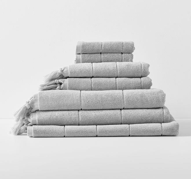 Paros 5 Piece 580GSM Cotton Bath Towel Set Dove – Manchester Warehouse