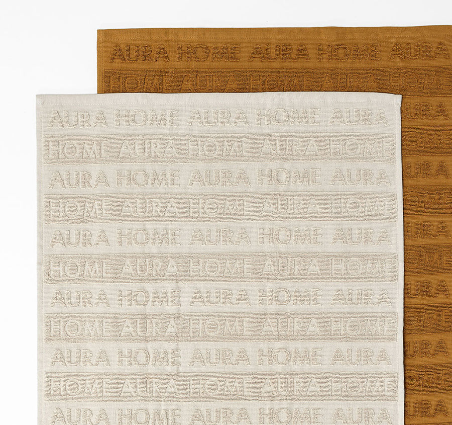 Ava Australian Cotton 2 Pack Tea Towel Natural and Bronze – Manchester ...