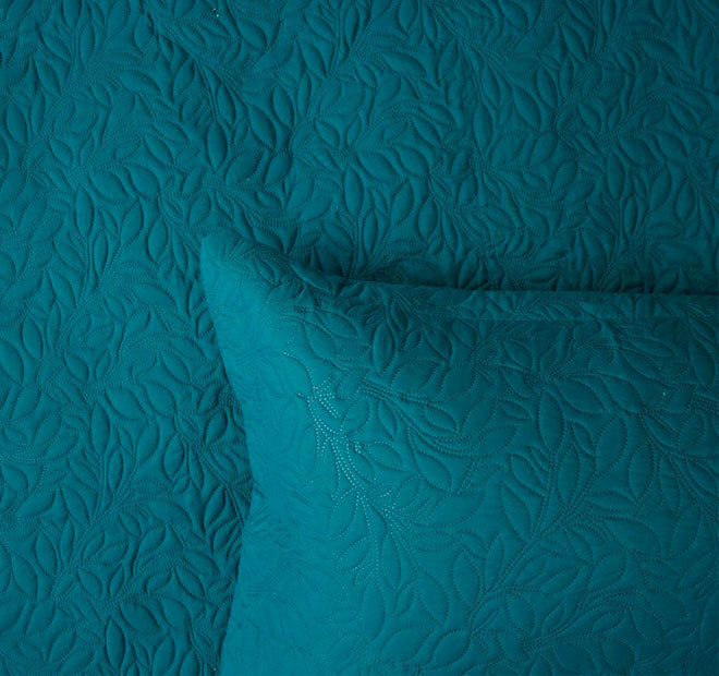 Botanica Coverlet Set Teal – Manchester Warehouse