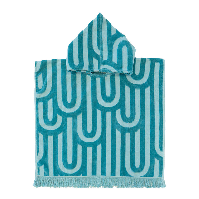 HiLo Kids Poncho Arcade Turquoise – Manchester Warehouse