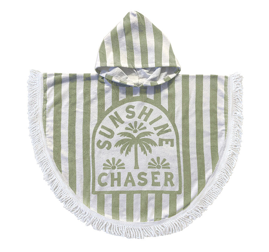 Sunshine Kids Shaped Poncho Sage – Manchester Warehouse