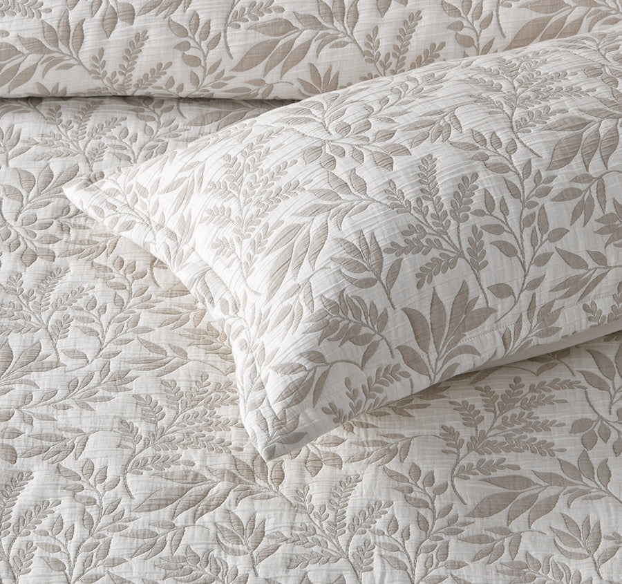 Amelia Bedspread Set Range Stone – Manchester Warehouse