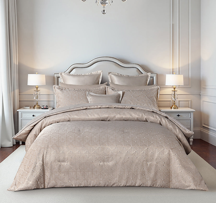 Bellagio 6 Piece Comforter Set Range Gold – Manchester Warehouse