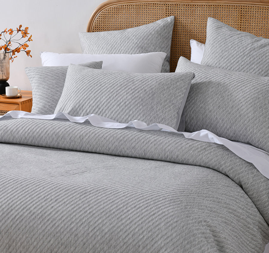 Pesaro 43x43cm Filled Cushion Grey Marle – Manchester Warehouse