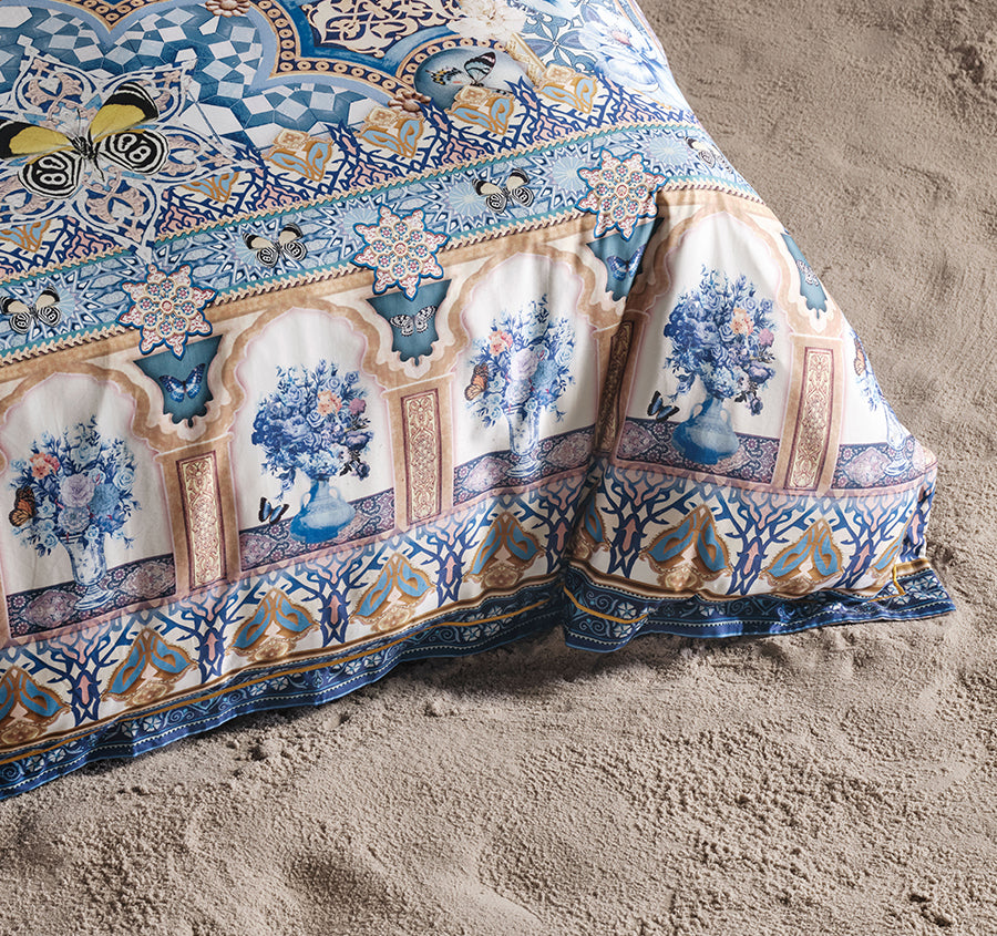 Al Manial Palace Memoirs Quilt Cover Set Range Blue – Manchester Warehouse