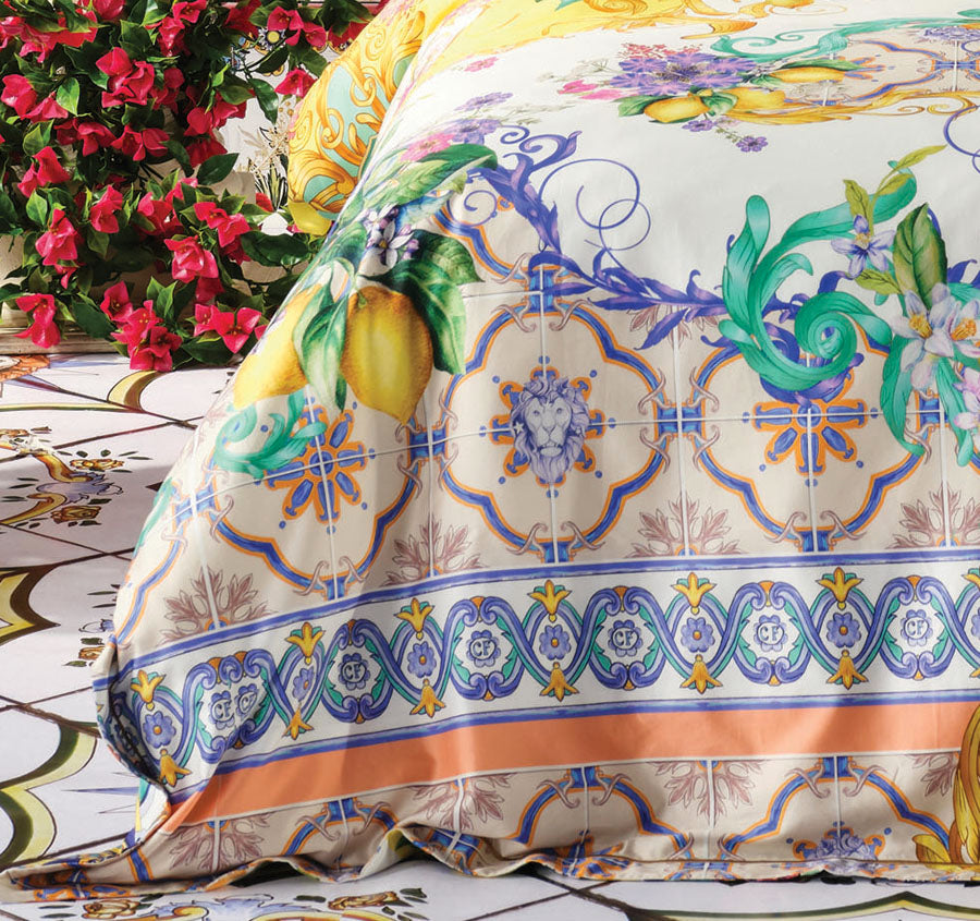 Caterina Quilt Cover Set Range Spritz Yellow – Manchester Warehouse