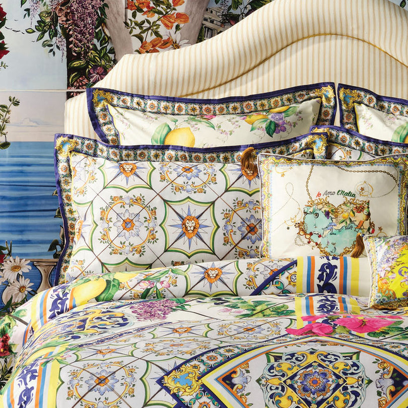 Caterina Quilt Cover Set Range Spritz Yellow – Manchester Warehouse