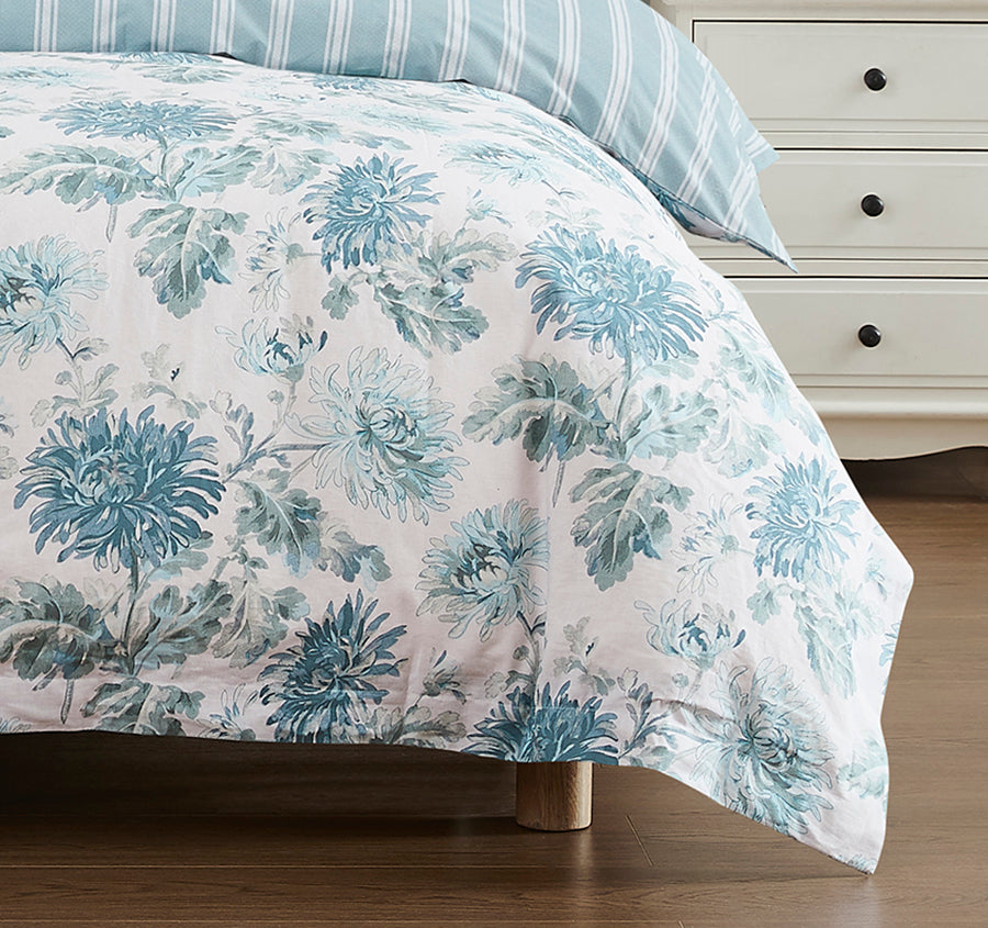 La Maryam Quilt Cover Set Range Hedgerow Green – Manchester Warehouse