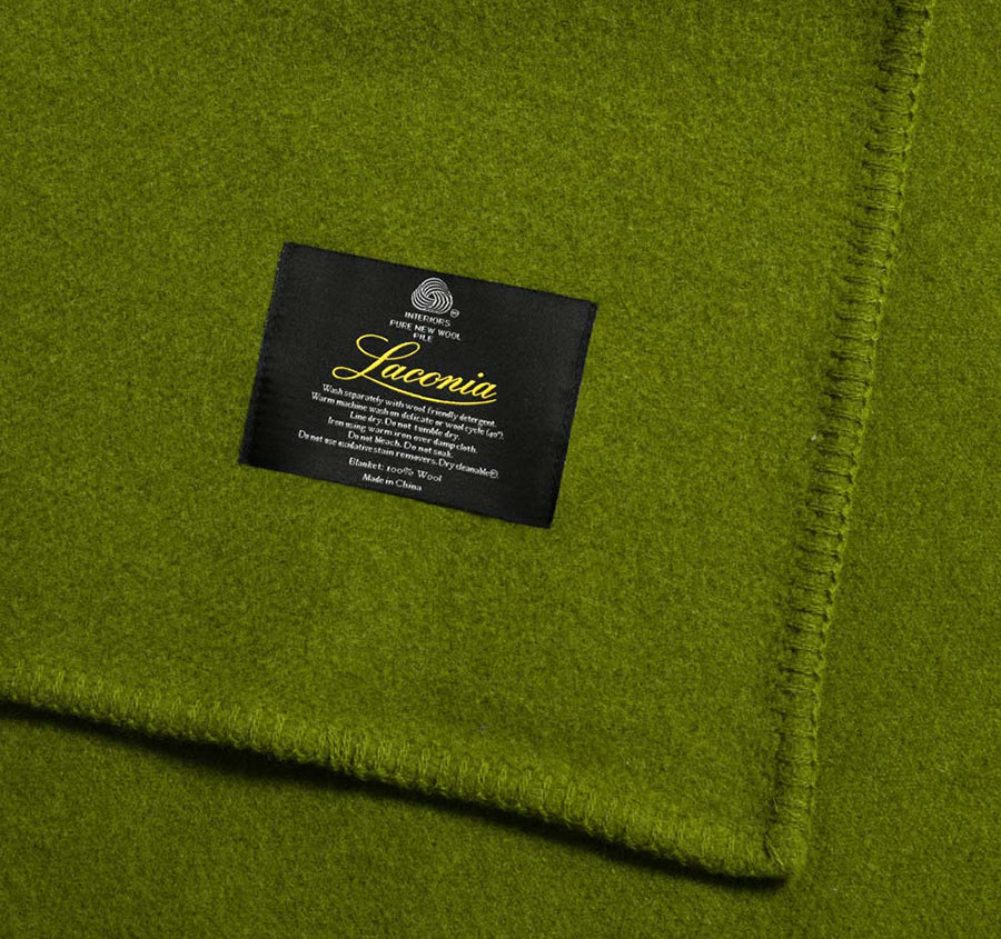 Australian Wool Blanket Range Moss Green – Manchester Warehouse