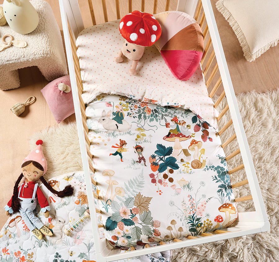 Magic Garden Cot Quilt Cover Multi – Manchester Warehouse