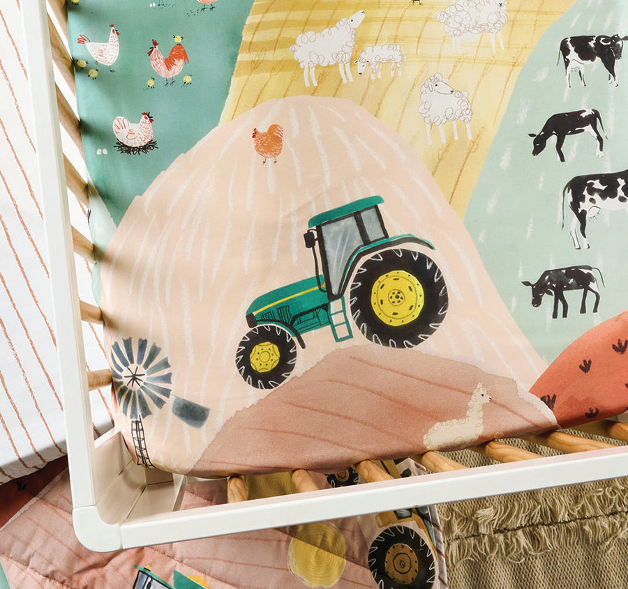 Sunset Harvest 2 Piece Cot Fitted Sheets Rust – Manchester Warehouse