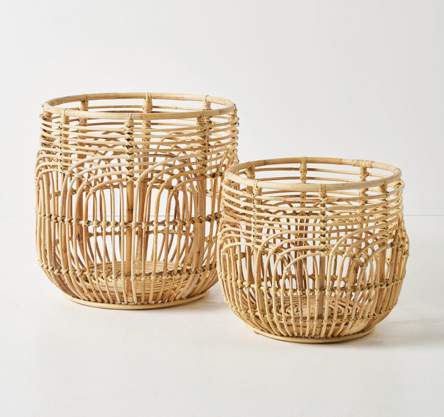 2 Piece Naga Basket Set Natural – Manchester Warehouse