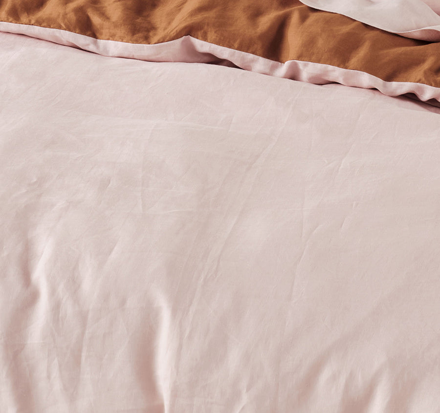 Nimes Duet Quilt Cover Set Range Rose and Cinnamon – Manchester Warehouse