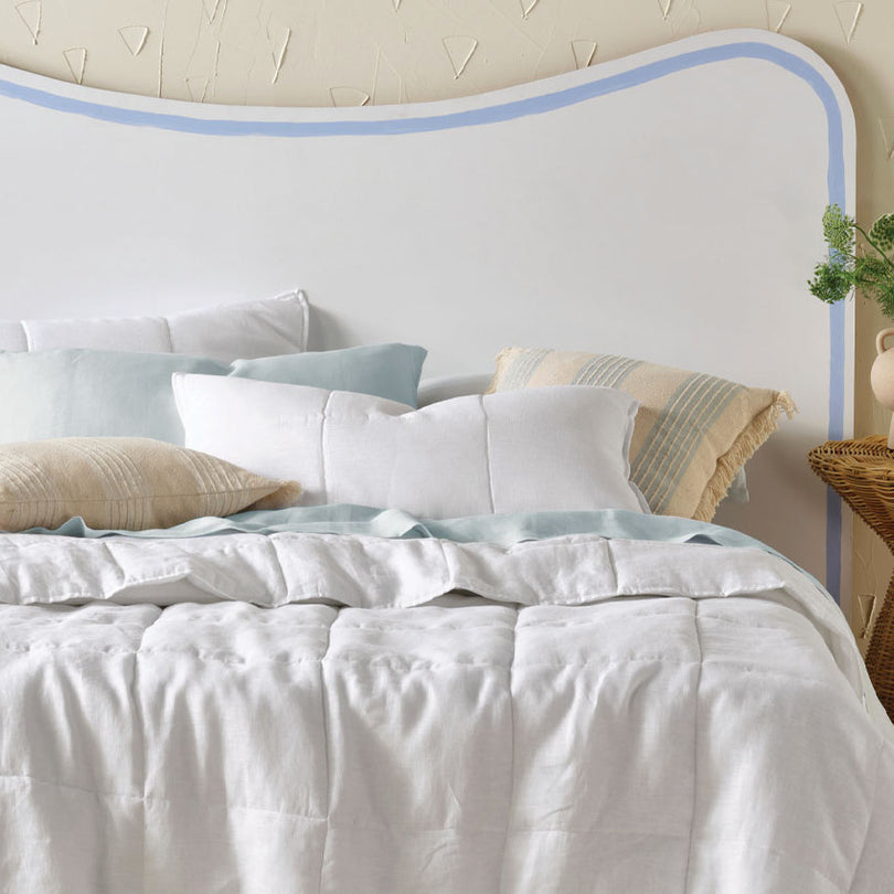 Nimes Linen Coverlet White – Manchester Warehouse