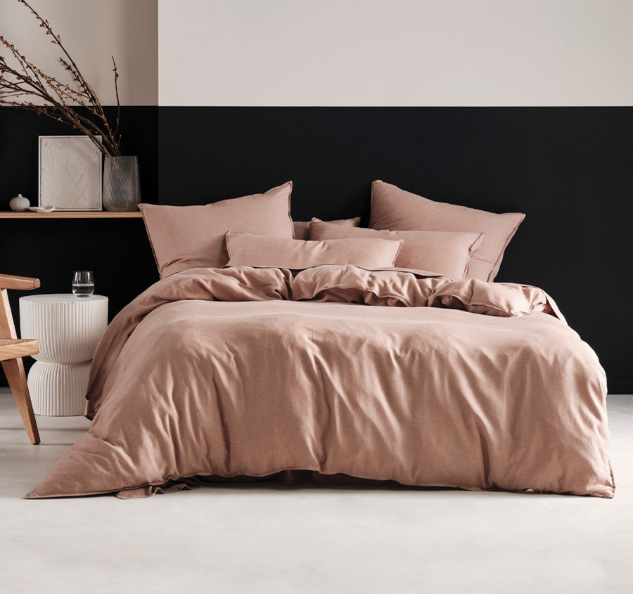 ReJeaneration Rialta Quilt Cover Set Range Rust – Manchester Warehouse