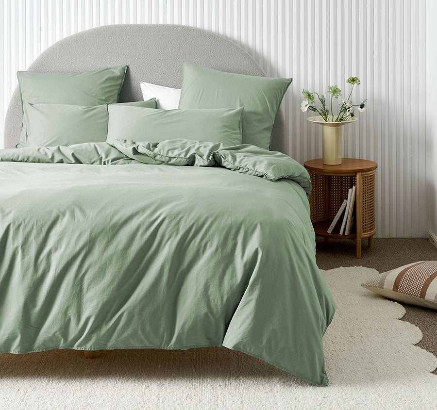 Terra Quilt Cover Set Range Jade – Manchester Warehouse