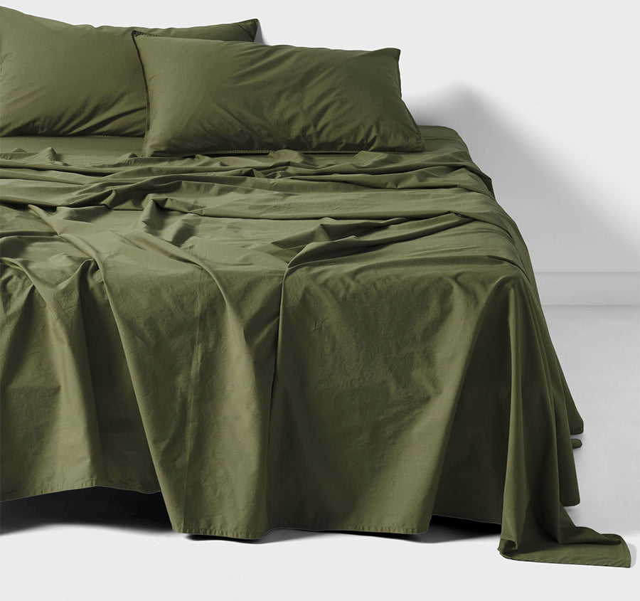 Terra Mega Sheet Set Range Olive – Manchester Warehouse