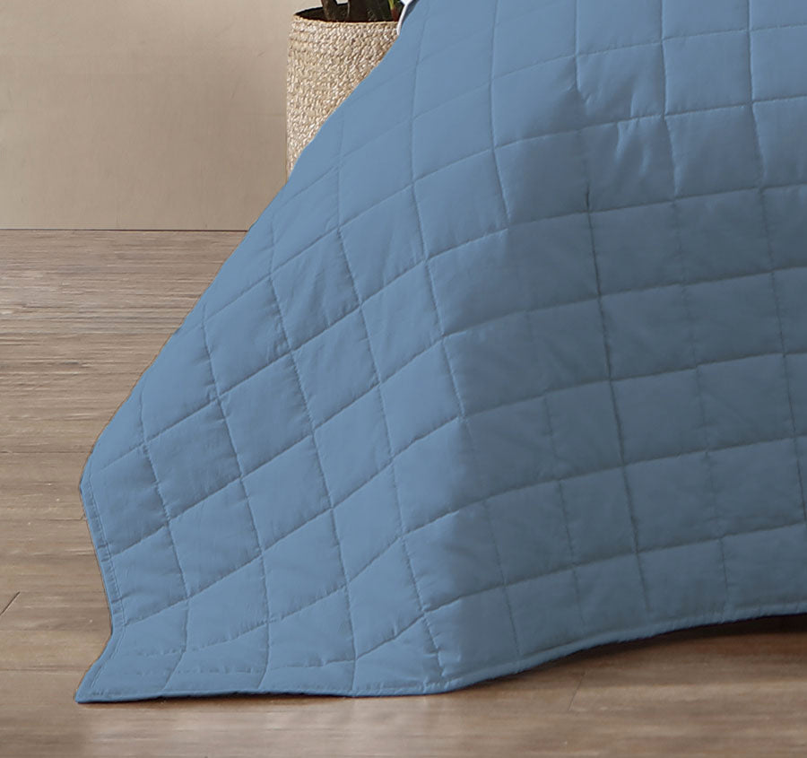 Rhodes Coverlet Range Steel – Manchester Warehouse