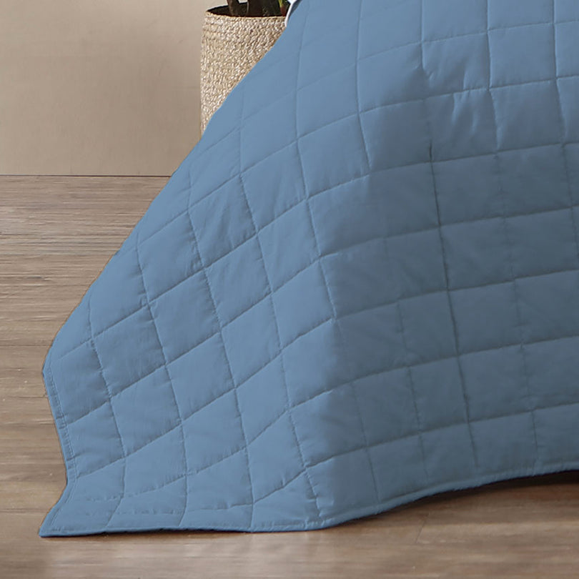 Rhodes Coverlet Range Steel – Manchester Warehouse