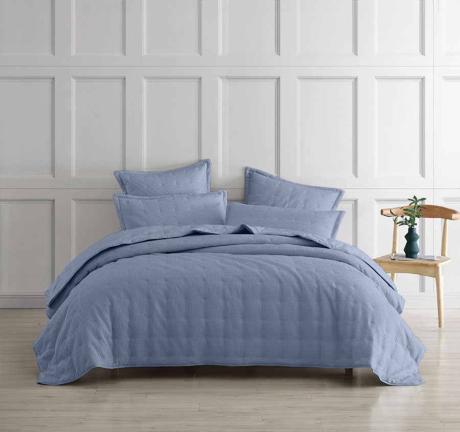 Ascot Coverlet Range Steel – Manchester Warehouse