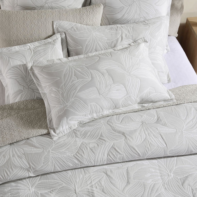 Grace Quilt Cover Set Range Dove – Manchester Warehouse