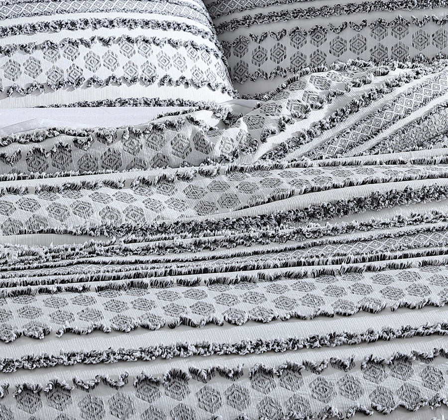 Zanda Quilt Cover Set Range Smoke – Manchester Warehouse