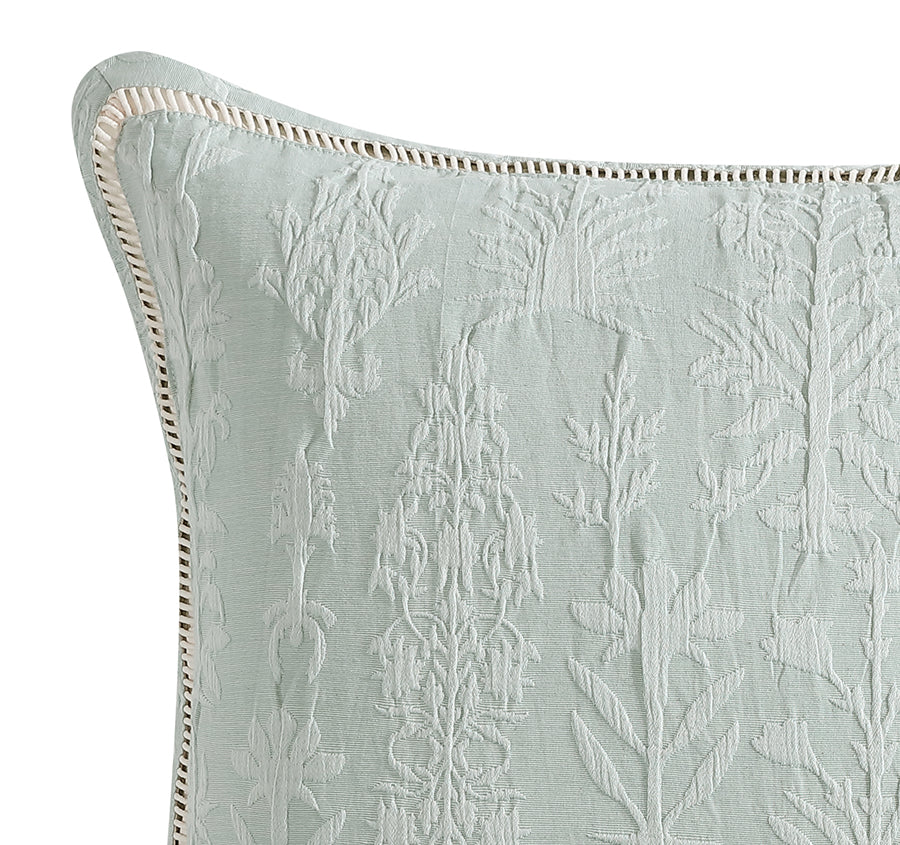 Florence European Pillowcase Sage – Manchester Warehouse