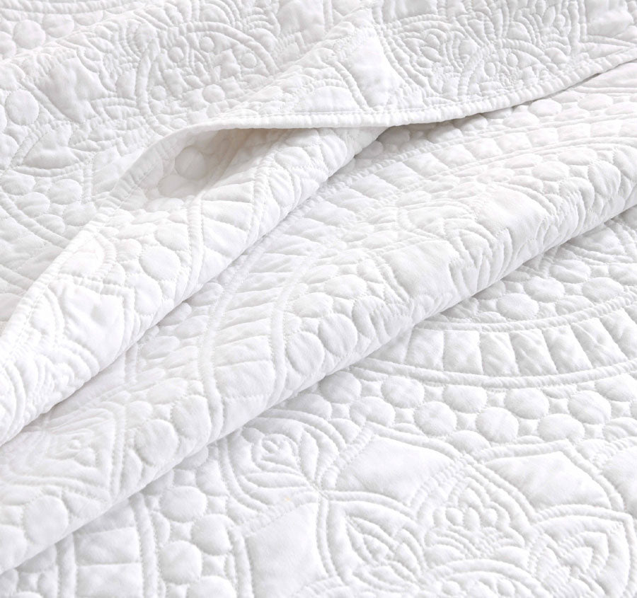 Asher Coverlet Set Range White – Manchester Warehouse