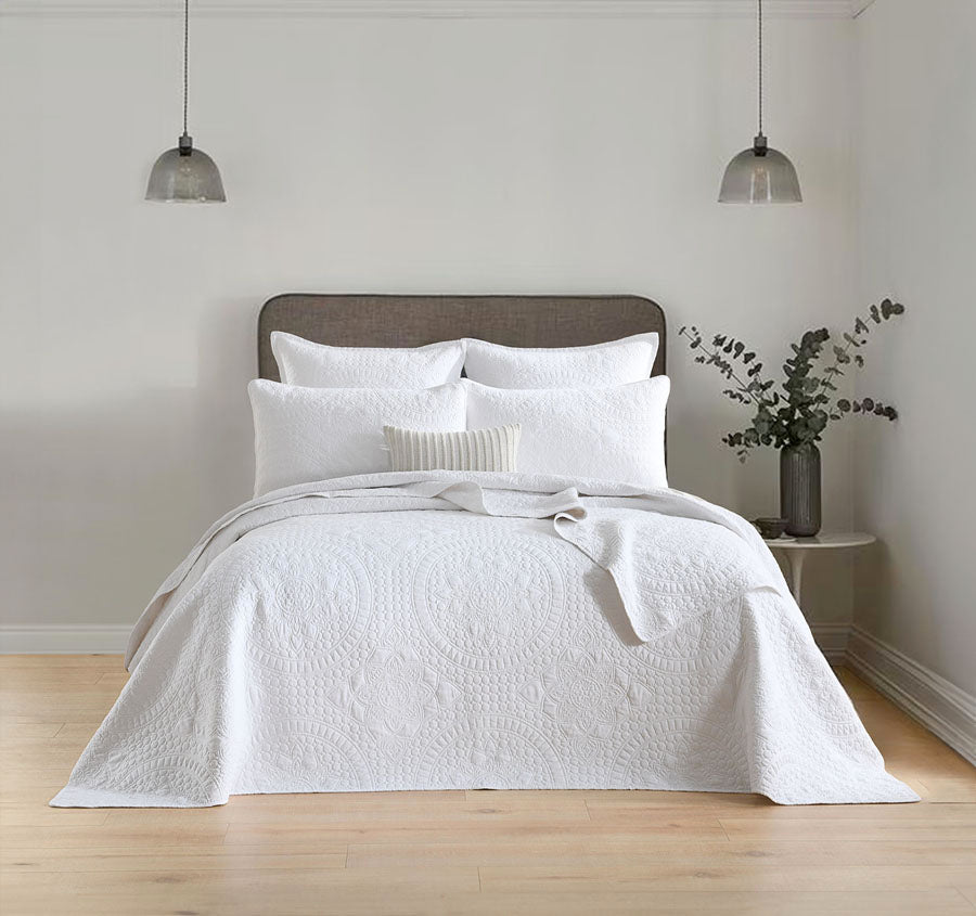 Asher Coverlet Set Range White – Manchester Warehouse