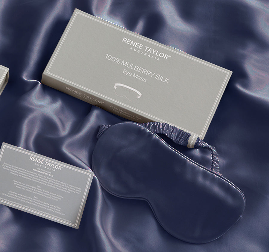 Mulberry Silk Eye Mask Navy – Manchester Warehouse