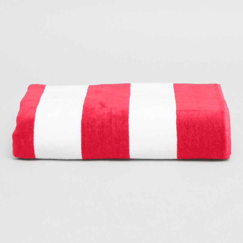 Havana 75x150cm Pool Towel Red – Manchester Warehouse