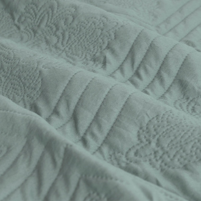 Eddison Quilt Cover Set Range Bluestone – Manchester Warehouse