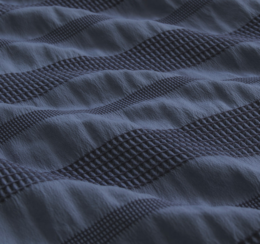 Lisbon Quilt Cover Set Range Indigo – Manchester Warehouse