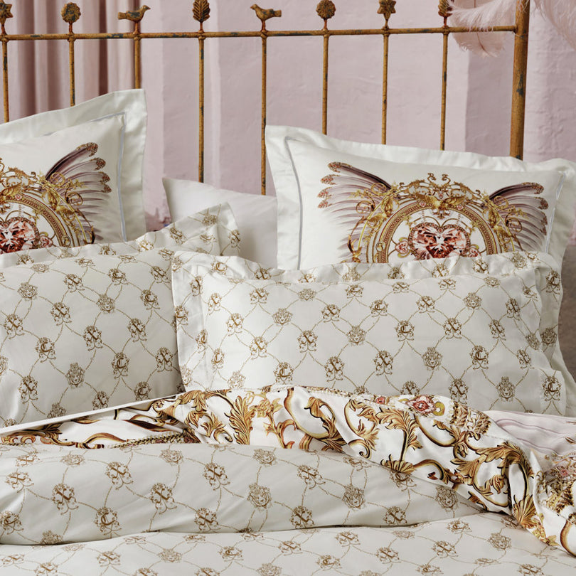 Soar Like An Eagle Quilt Cover Set Range Gold – Manchester Warehouse