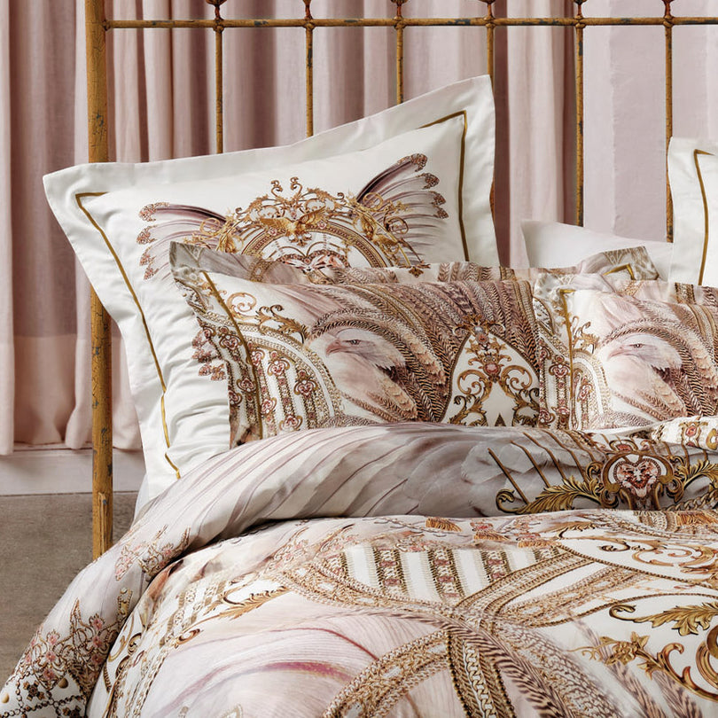Soar Like An Eagle Quilt Cover Set Range Gold – Manchester Warehouse