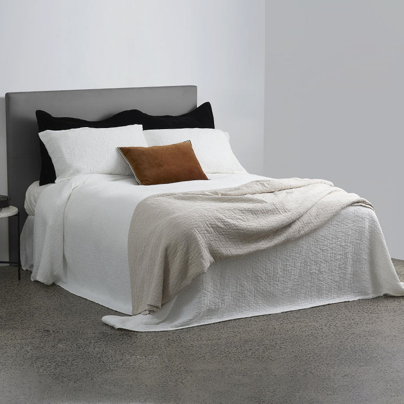 Roma Bedspread Set Range White – Manchester Warehouse